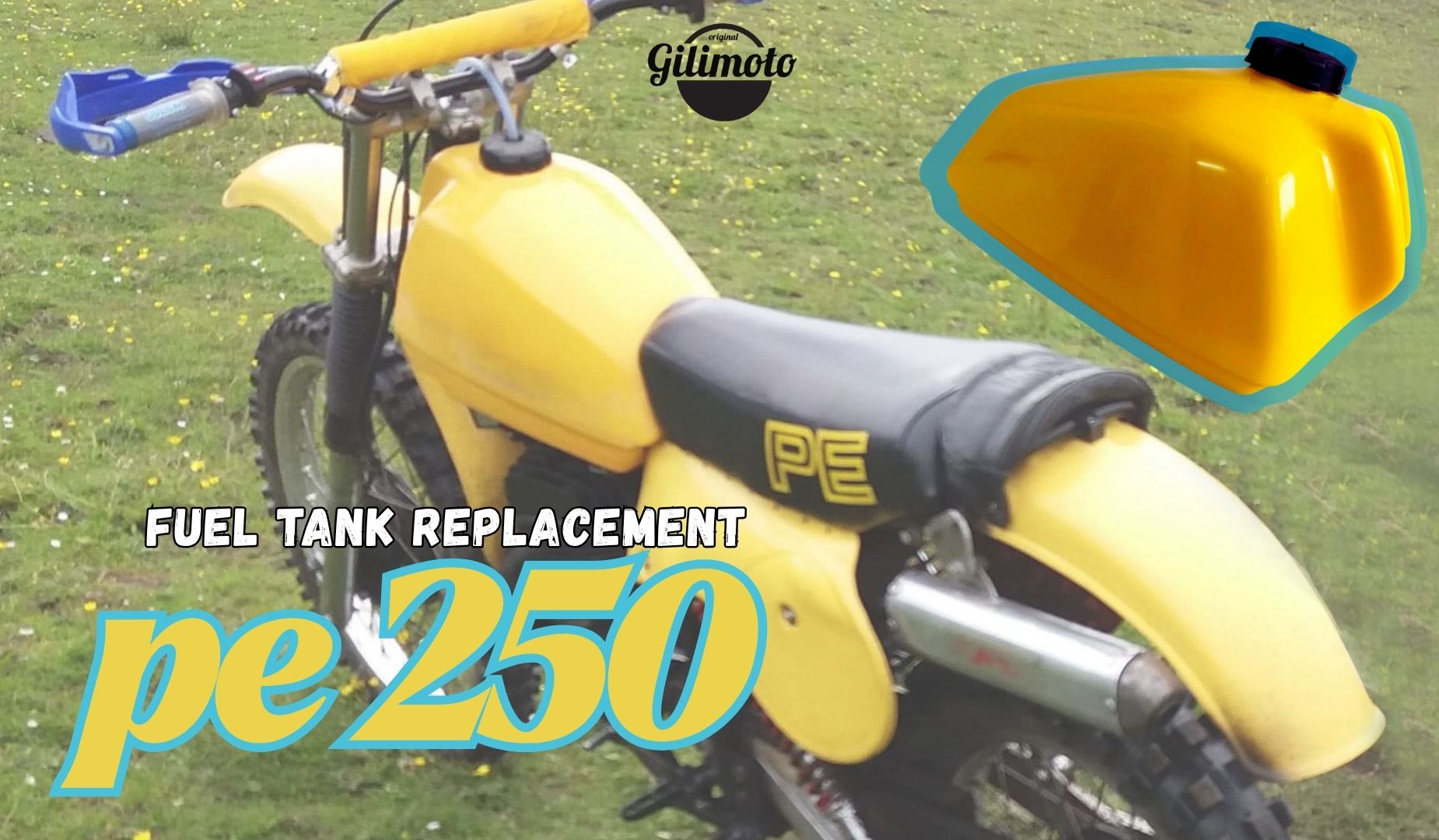 Suzuki PE175 / PE250 / PE400 Plastic Fuel Tank – Enduro Replacement (1 ...